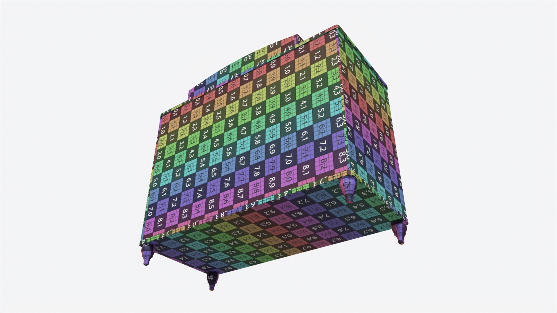 Cilek Romantic Dresser With Table 3D Model - TurboSquid 2120680