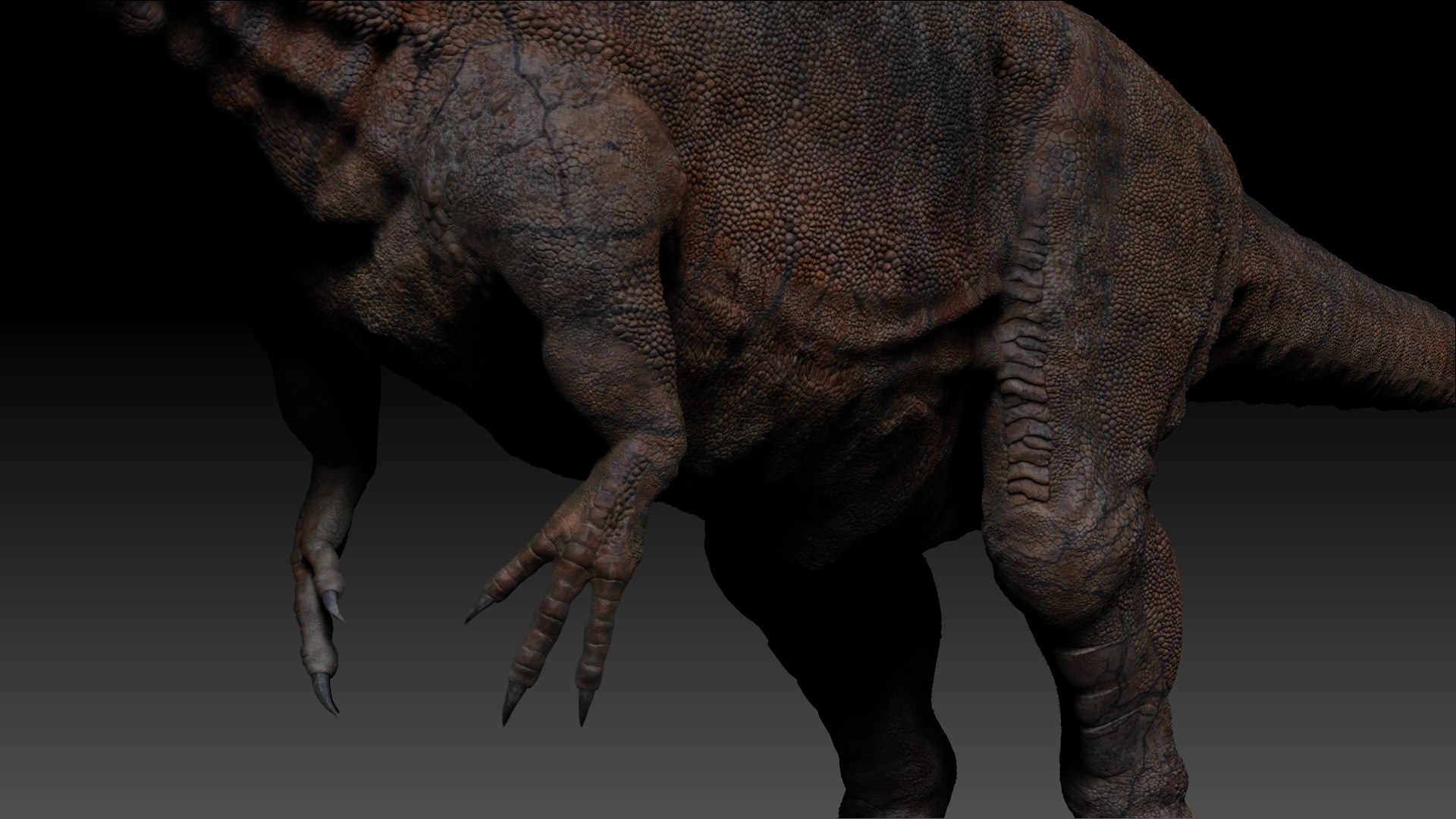 Acrocanthosaurus Sculpt Project Model - TurboSquid 1912331