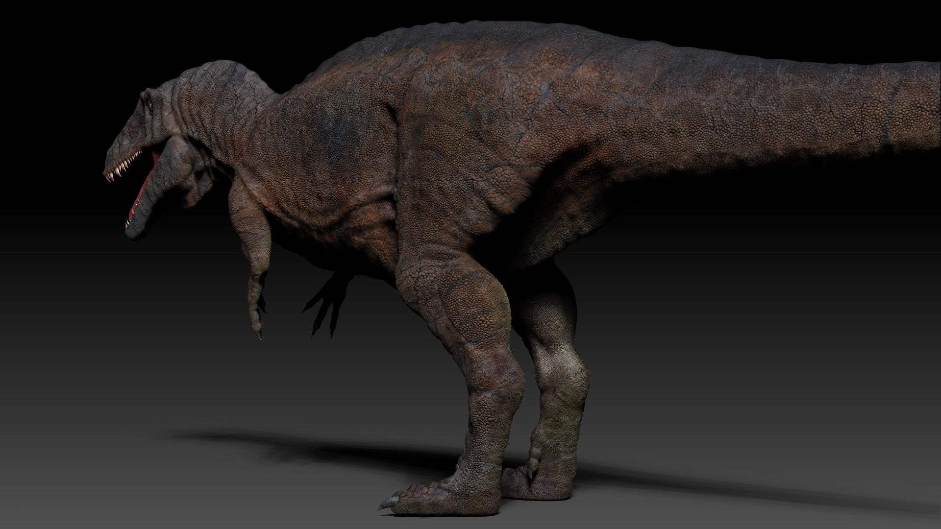 Acrocanthosaurus Sculpt Project Model - TurboSquid 1912331