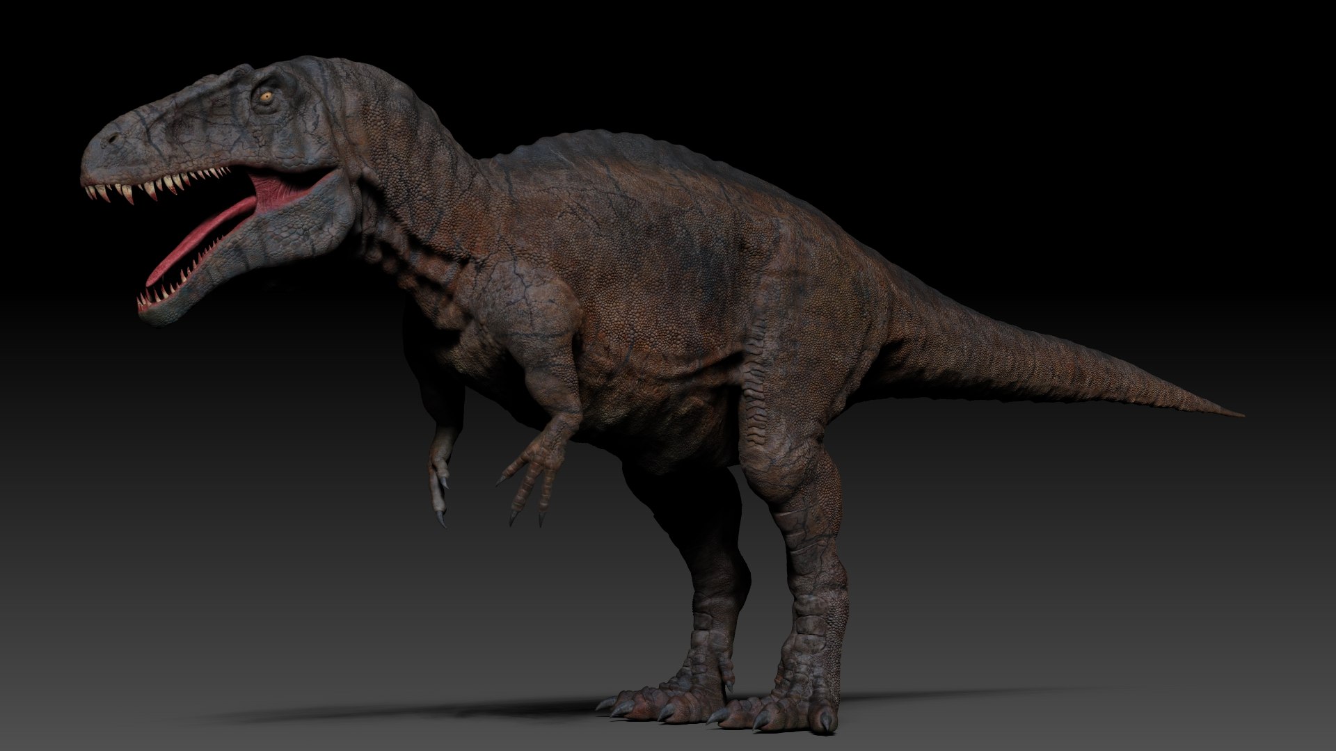 Acrocanthosaurus Sculpt Project Model - TurboSquid 1912331