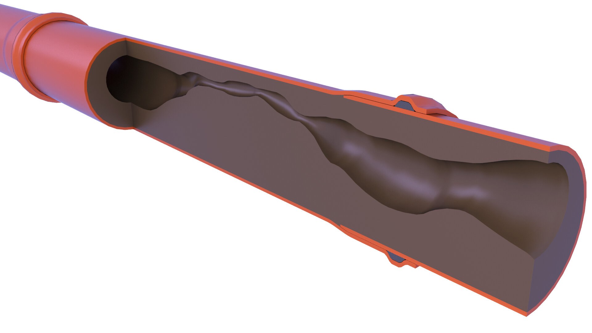 3D Clogged Drain Sewer Pipe 38 Model - TurboSquid 2096834