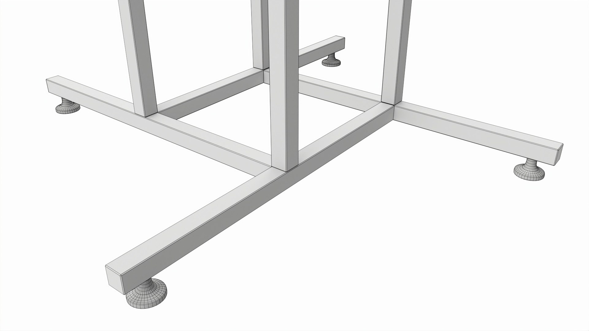 3D Store 4-way Adjustable Square Tube Clothing Rack Model - TurboSquid ...