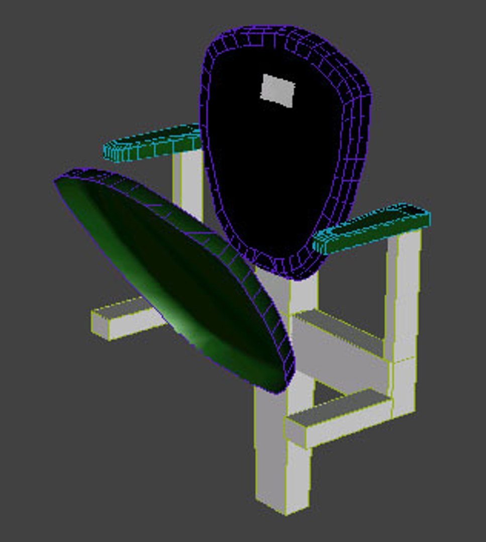 3d albany stadium seat model