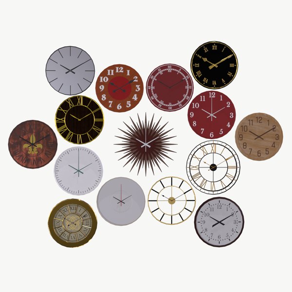 Clock Face 3D Models for Download | TurboSquid
