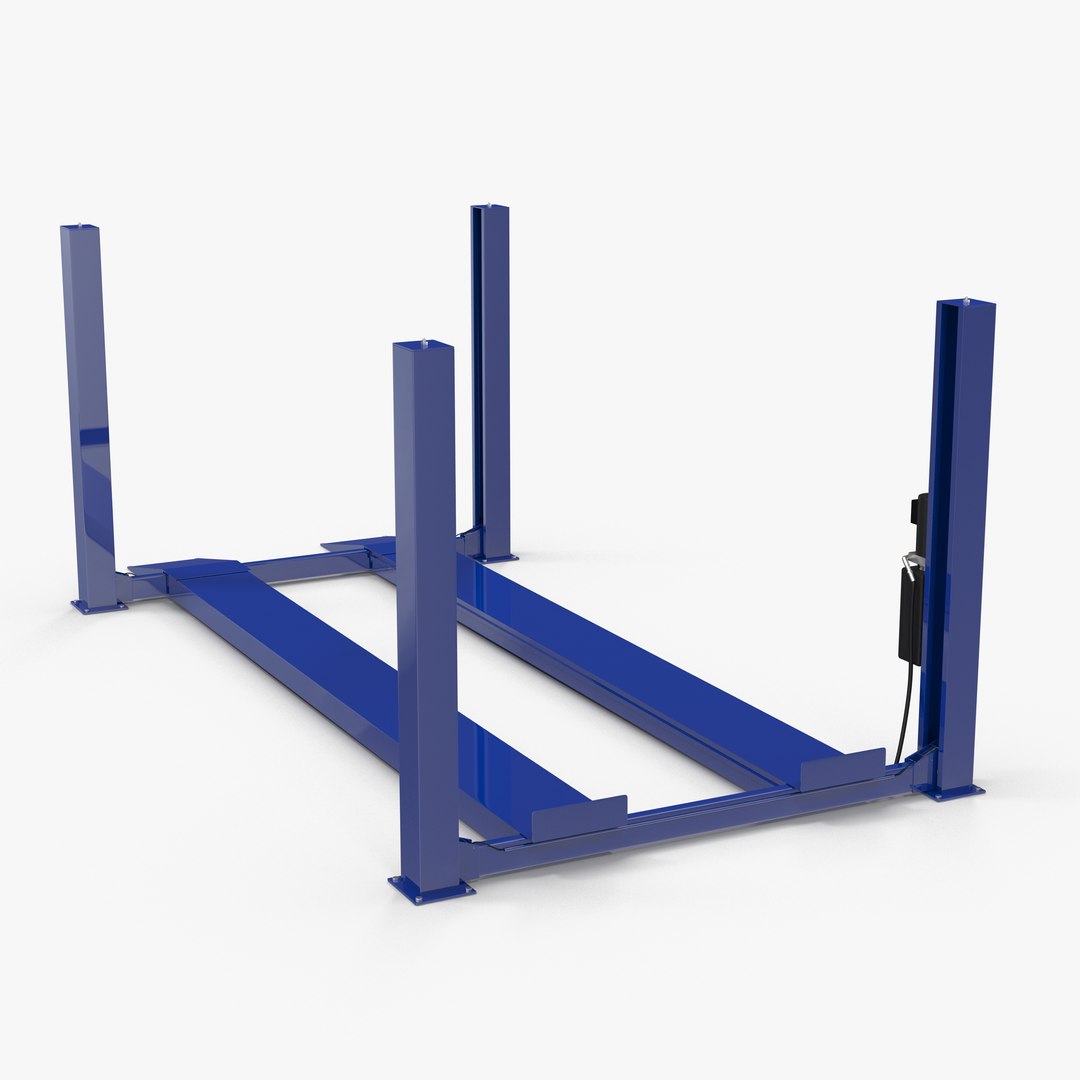 3d car lift post model
