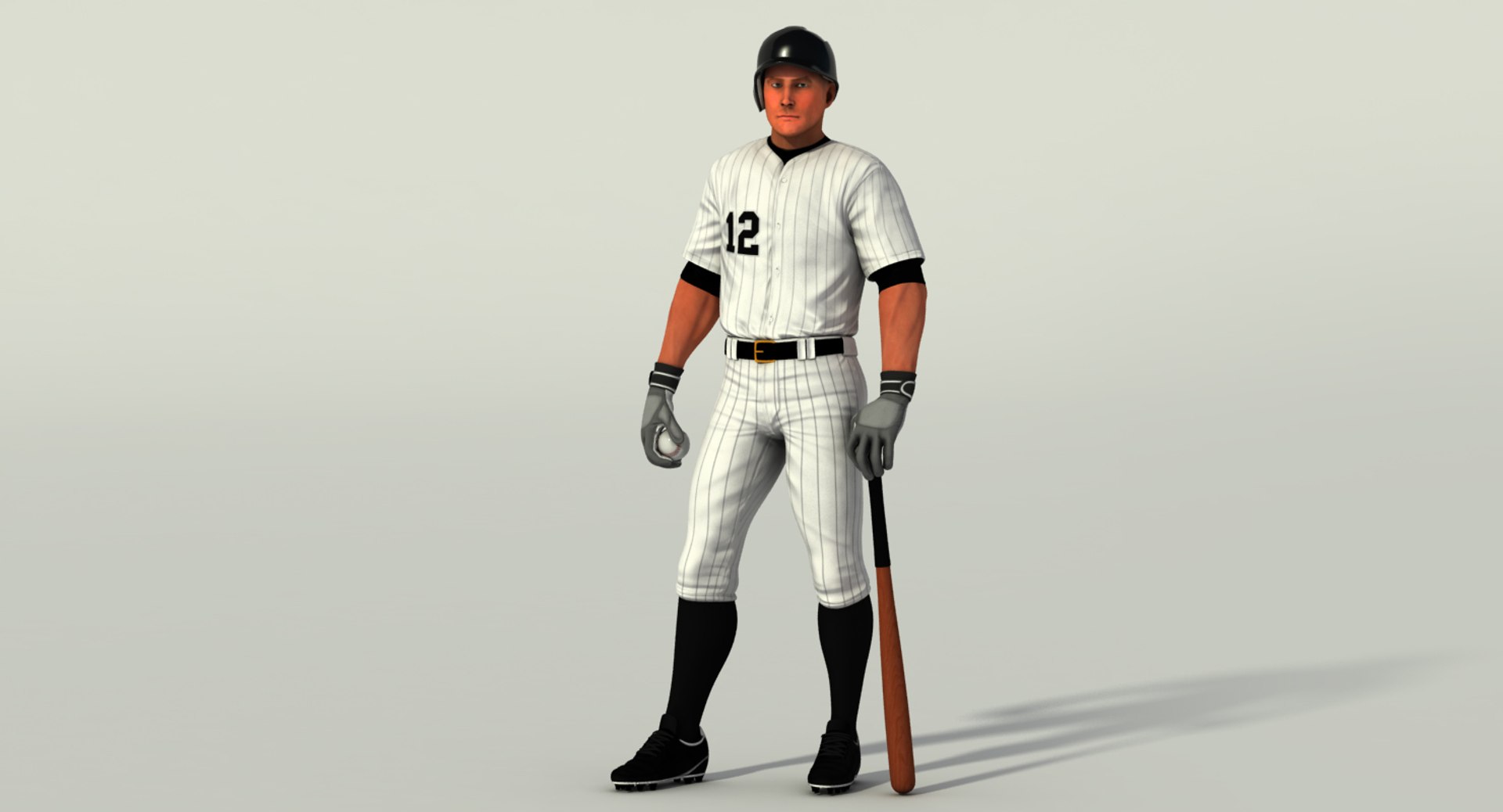 Ball Bat Model - TurboSquid 1215100