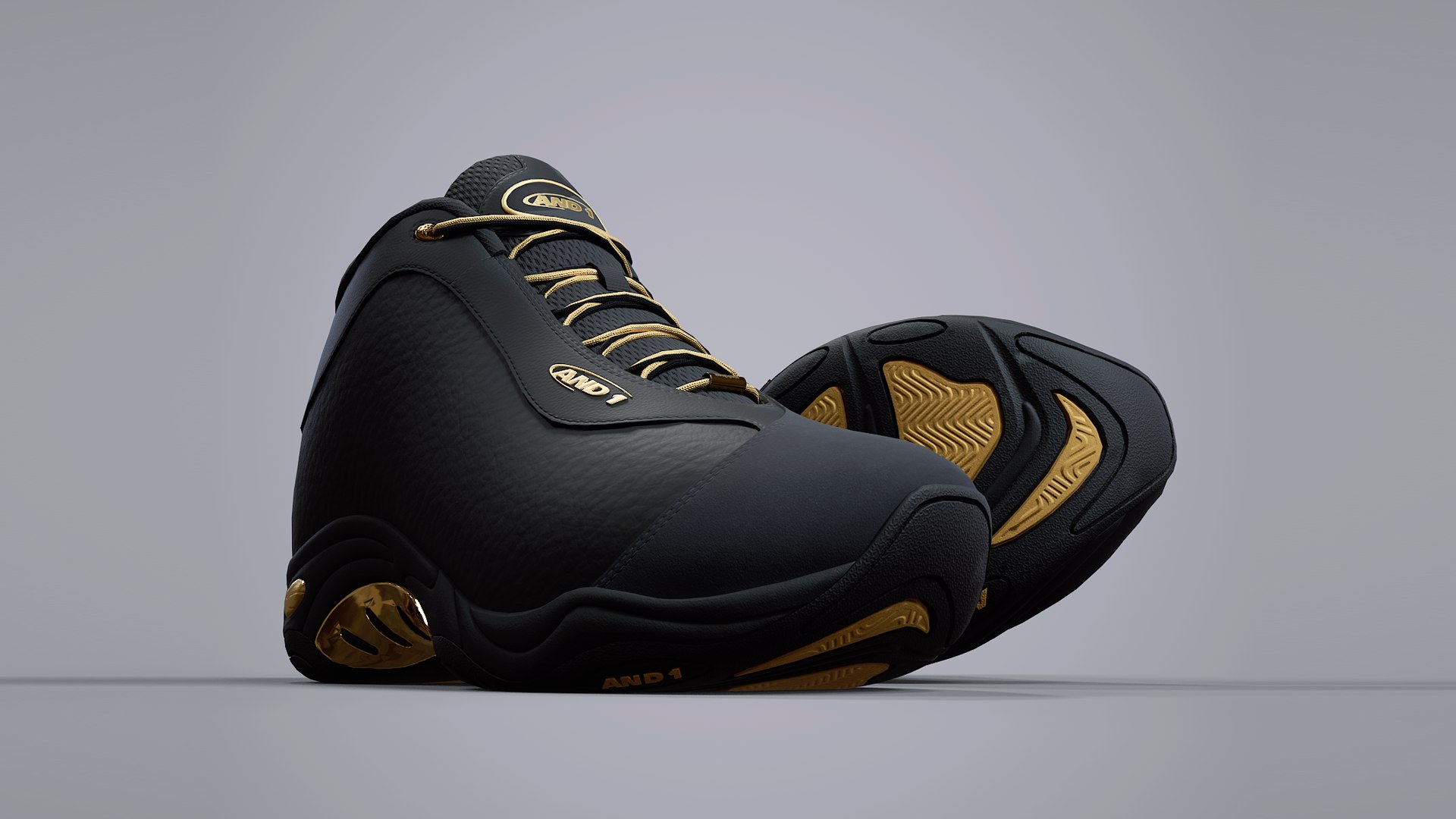 AND1 Tai-Chi Sneaker 2 3D - TurboSquid 2266845
