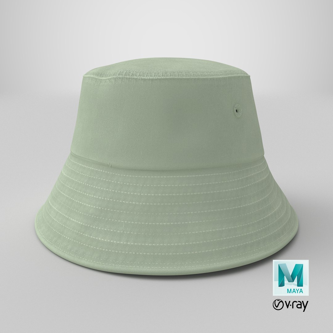 Fabric Bucket Hat 3D Model - TurboSquid 2291683