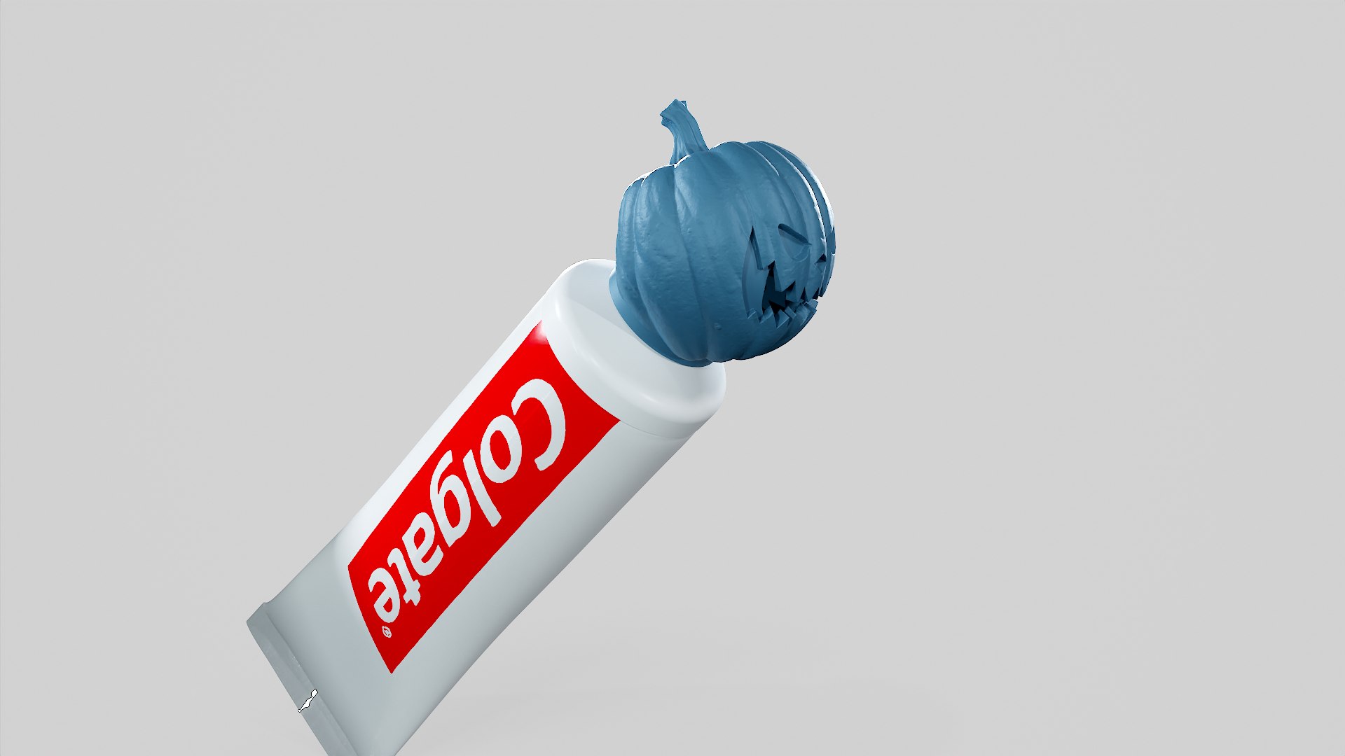 Halloween Pumpkin Head - Toothpaste Cup 01 3D Print STL Model 3D Model ...