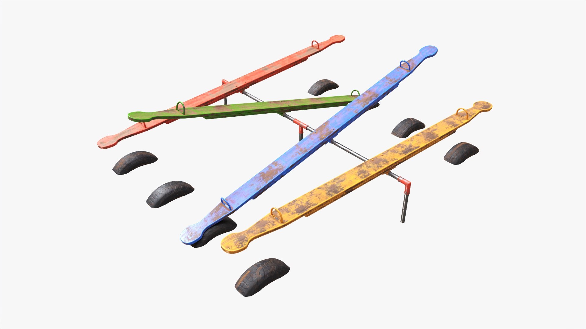 Teeter Totters 02 3D Model - TurboSquid 1861594