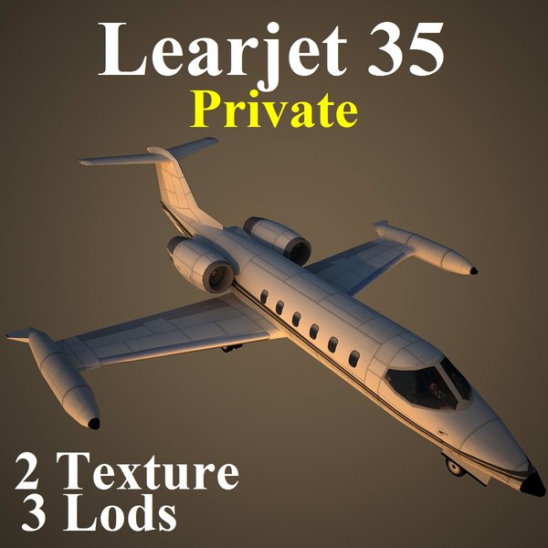 Bombardier Learjet 35 3D Models for Download | TurboSquid