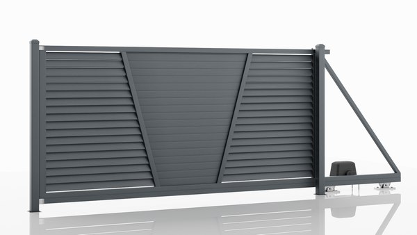 Aluminum Electric Sliding Gate V 3D 모델 - TurboSquid 1971458