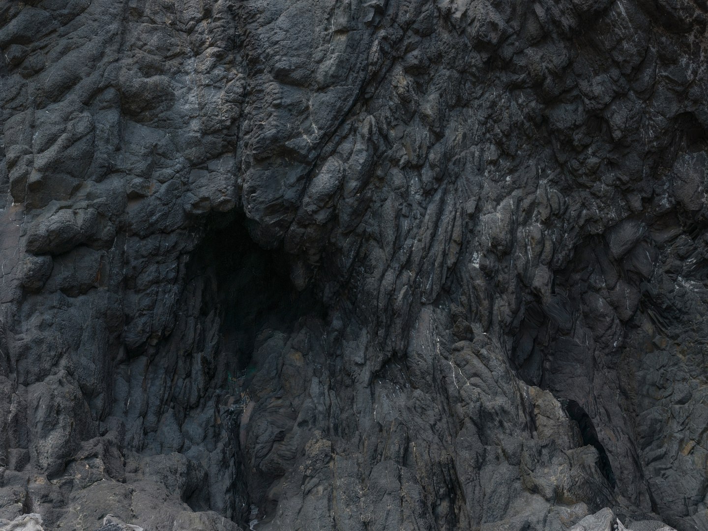 3d Cave Black Cliffs 16k