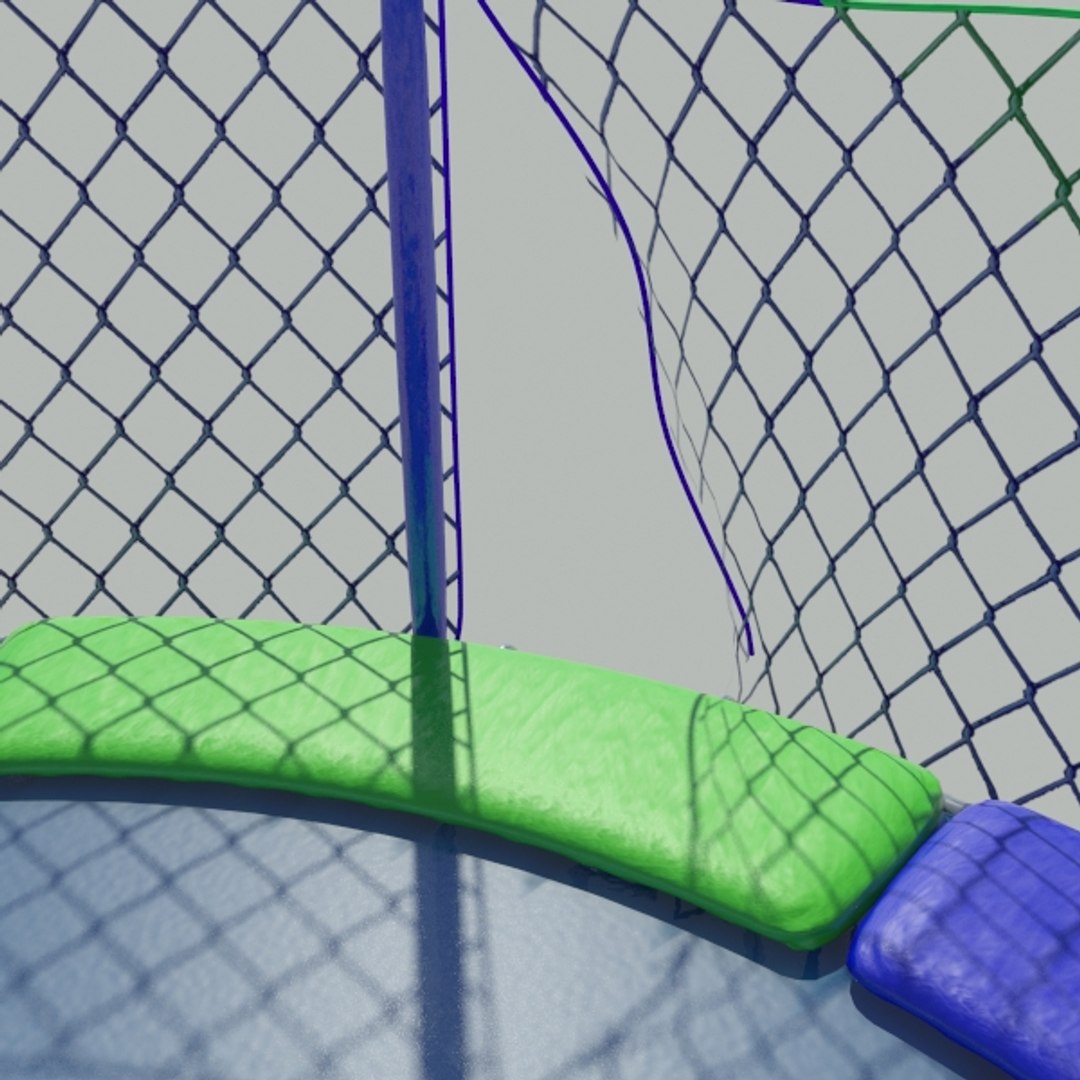 3dsmax trampoline safety net