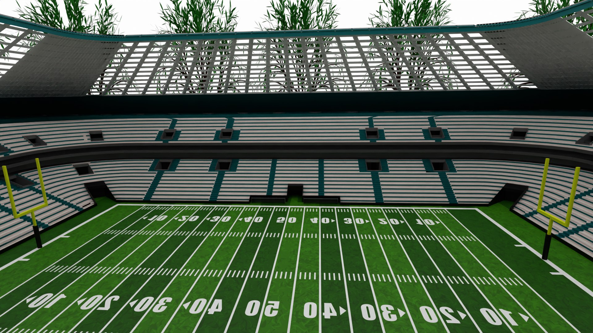 American Football Stadium 3D Model - TurboSquid 2034404