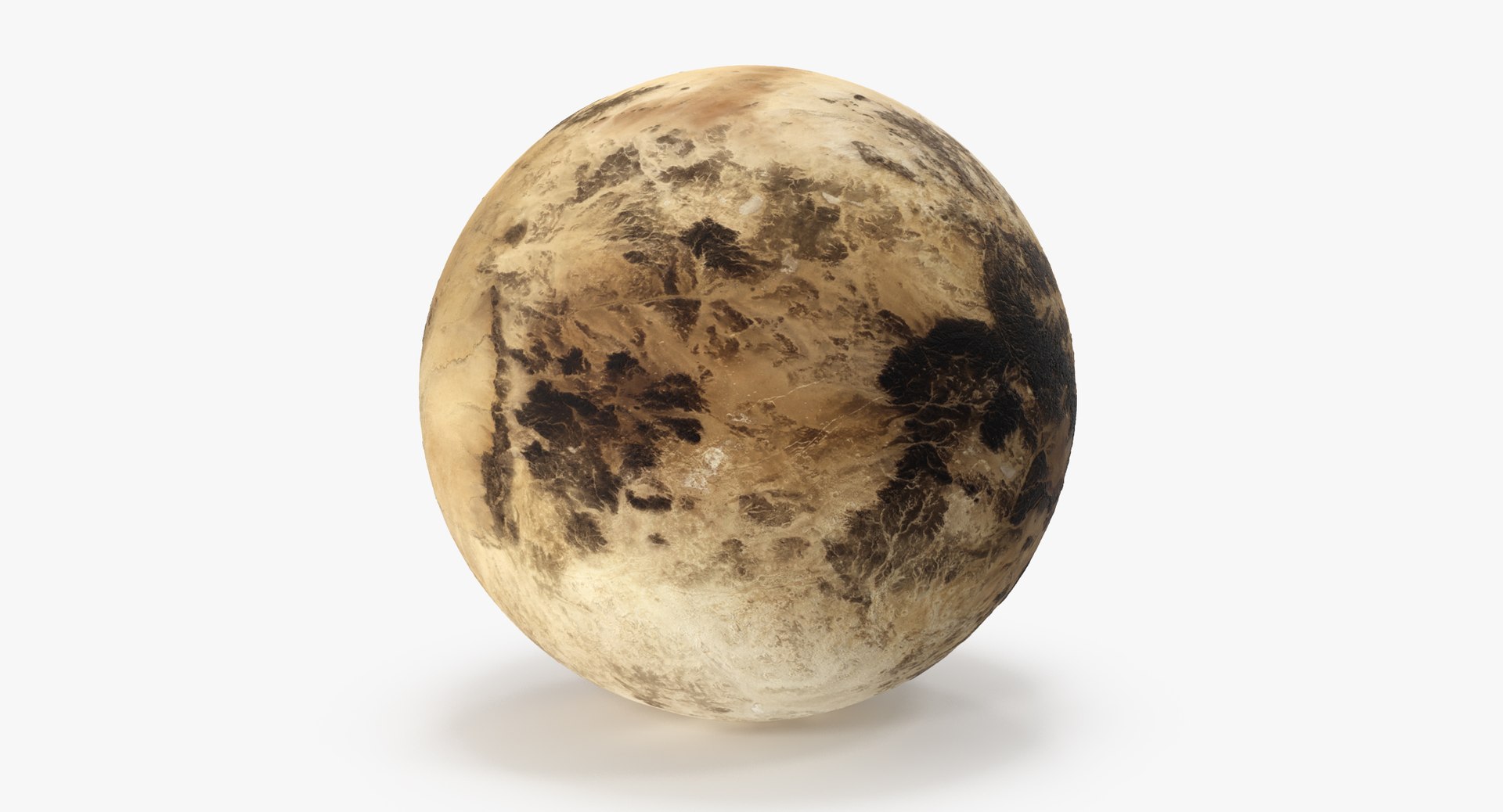 3d Model Pluto Planet Space