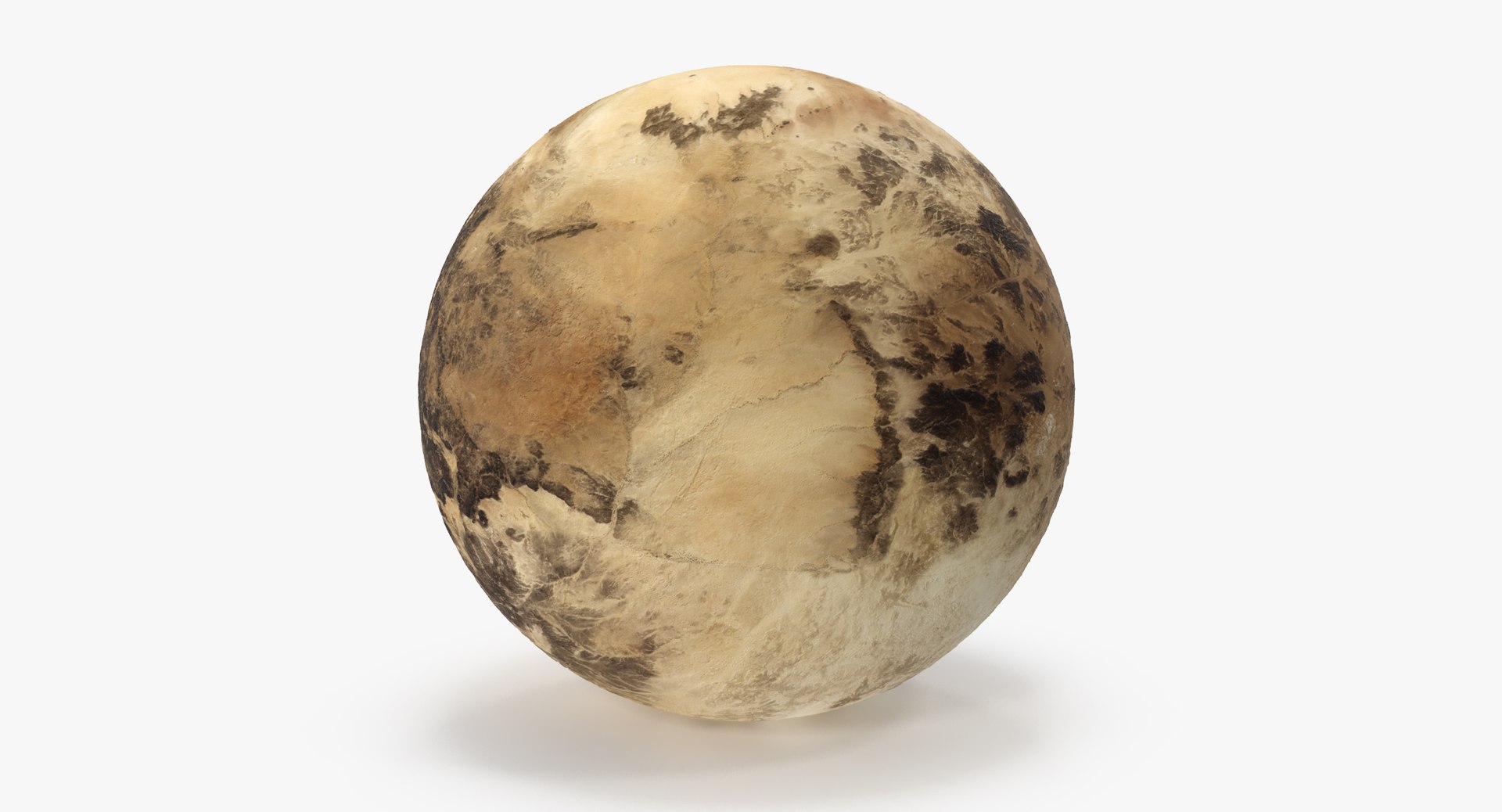 3d Model Pluto Planet Space