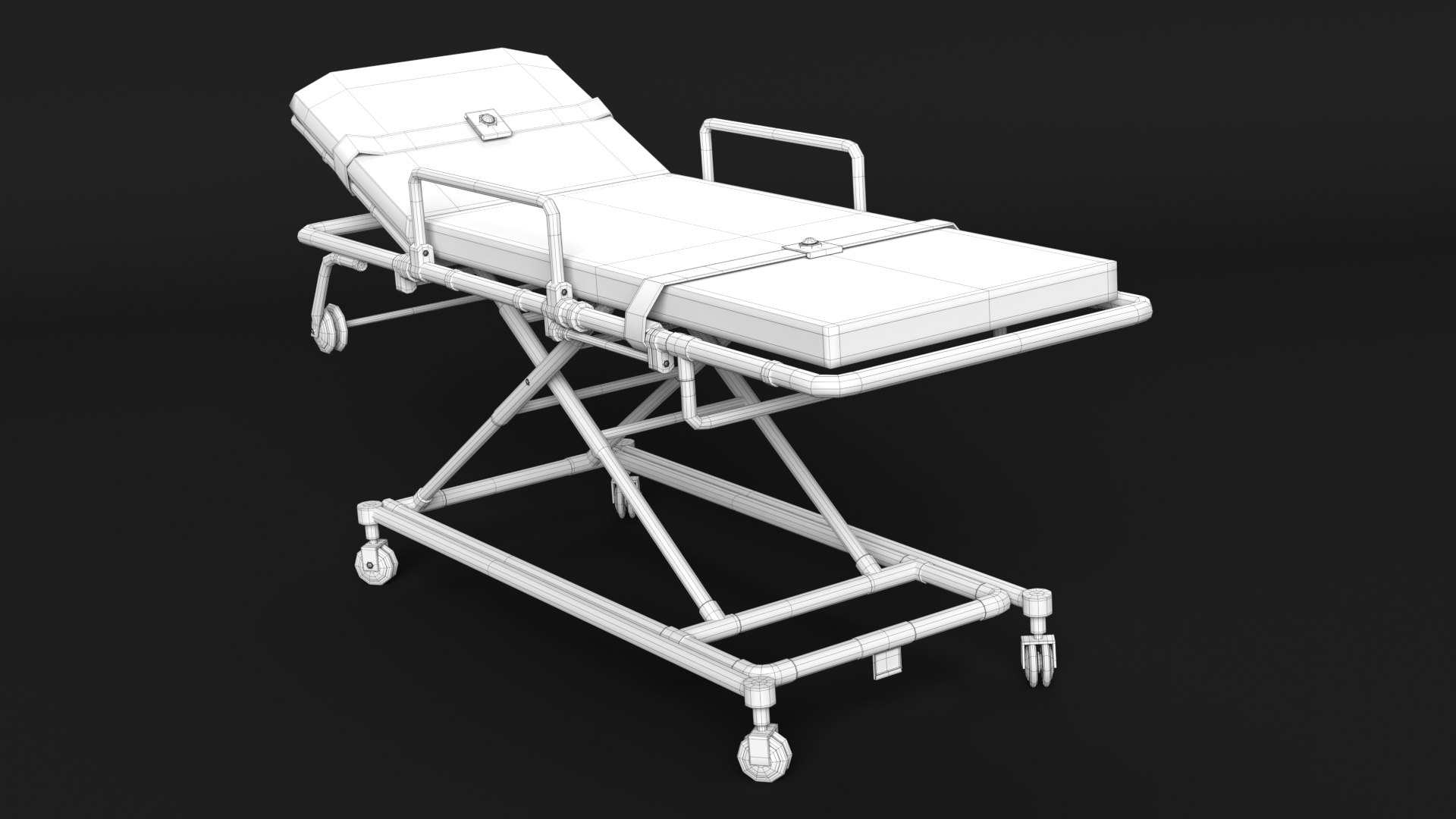 Stretcher 3D Model - TurboSquid 1605423
