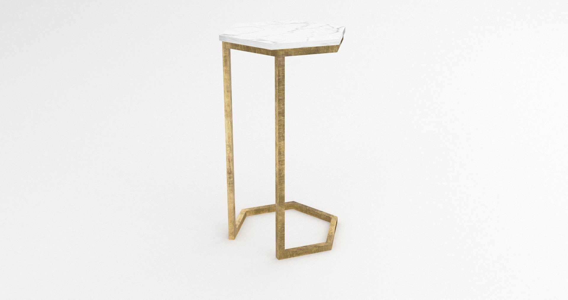 3D Model Badari Hexa Side Table - TurboSquid 2087122
