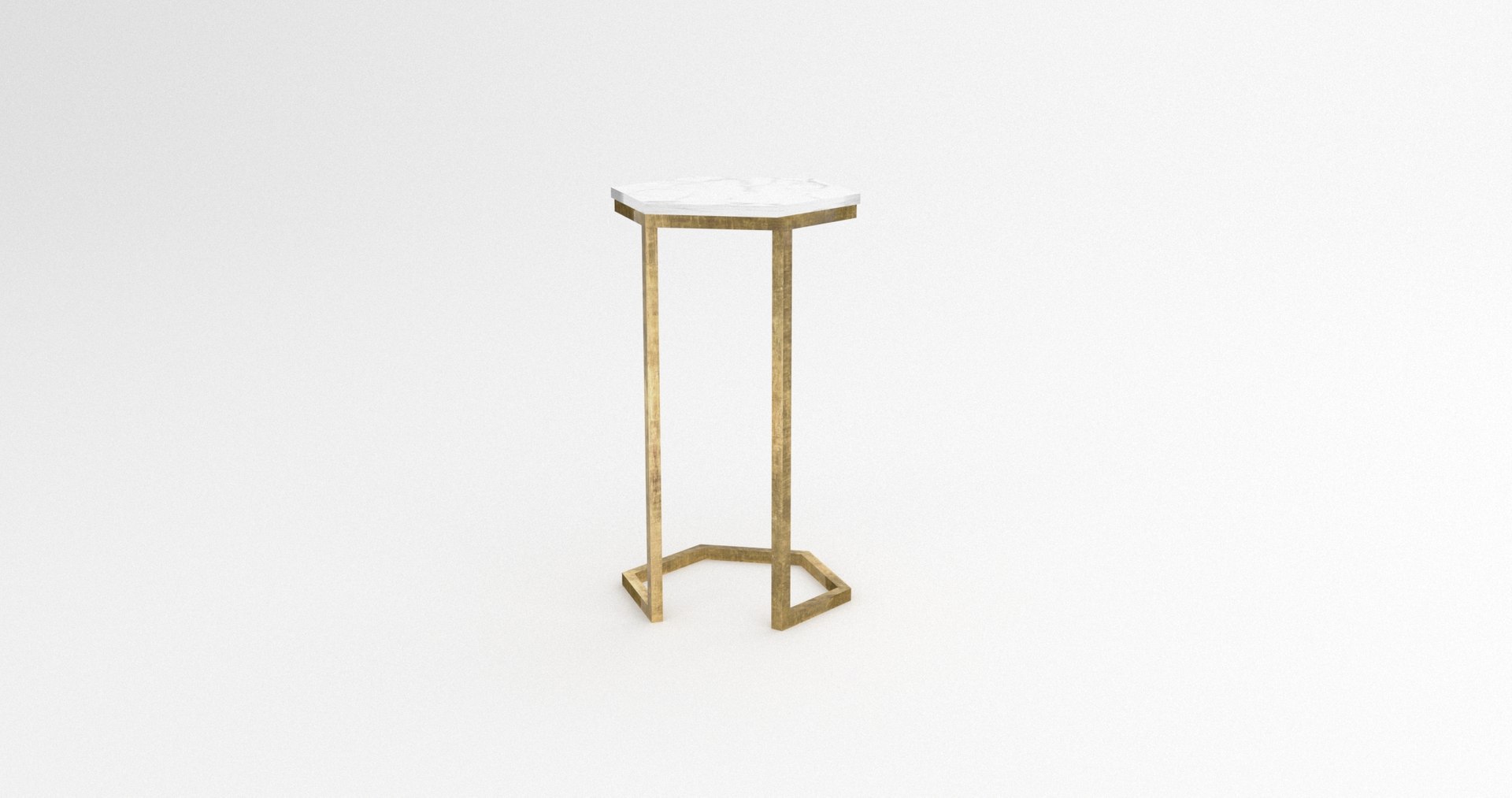 3D Model Badari Hexa Side Table - TurboSquid 2087122