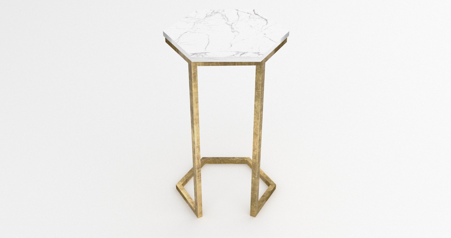 3D Model Badari Hexa Side Table - TurboSquid 2087122