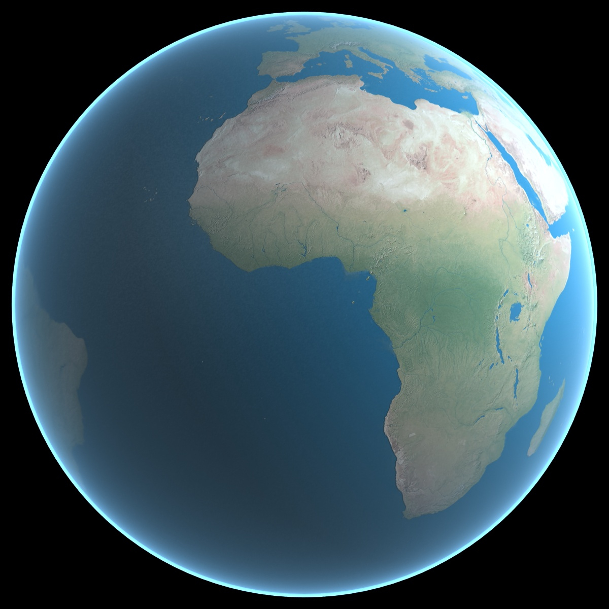 realistic earth clouds max