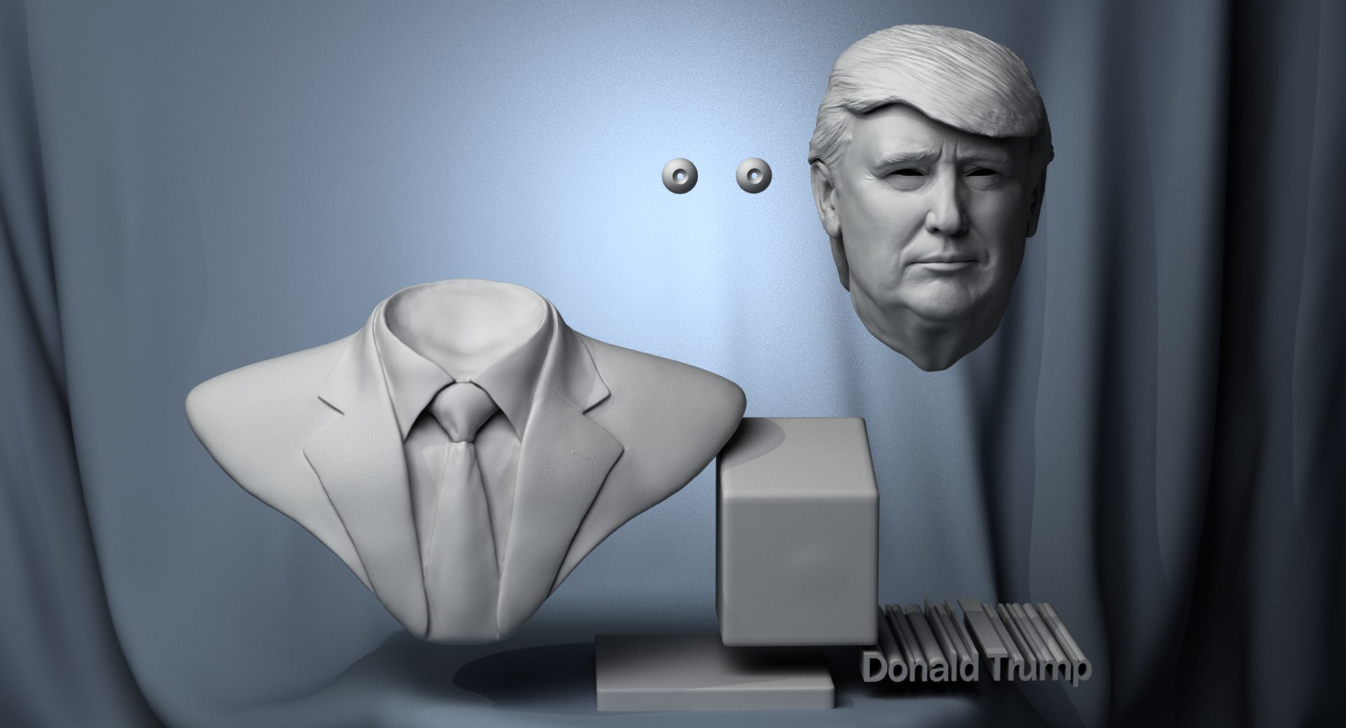 3d Model Donald Trump
