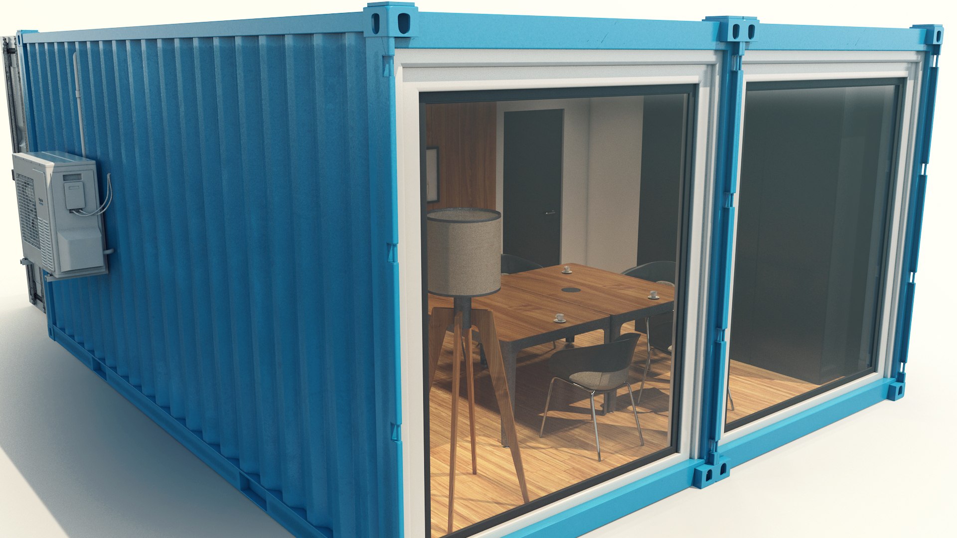 3D Office Space Container Model - TurboSquid 1797590