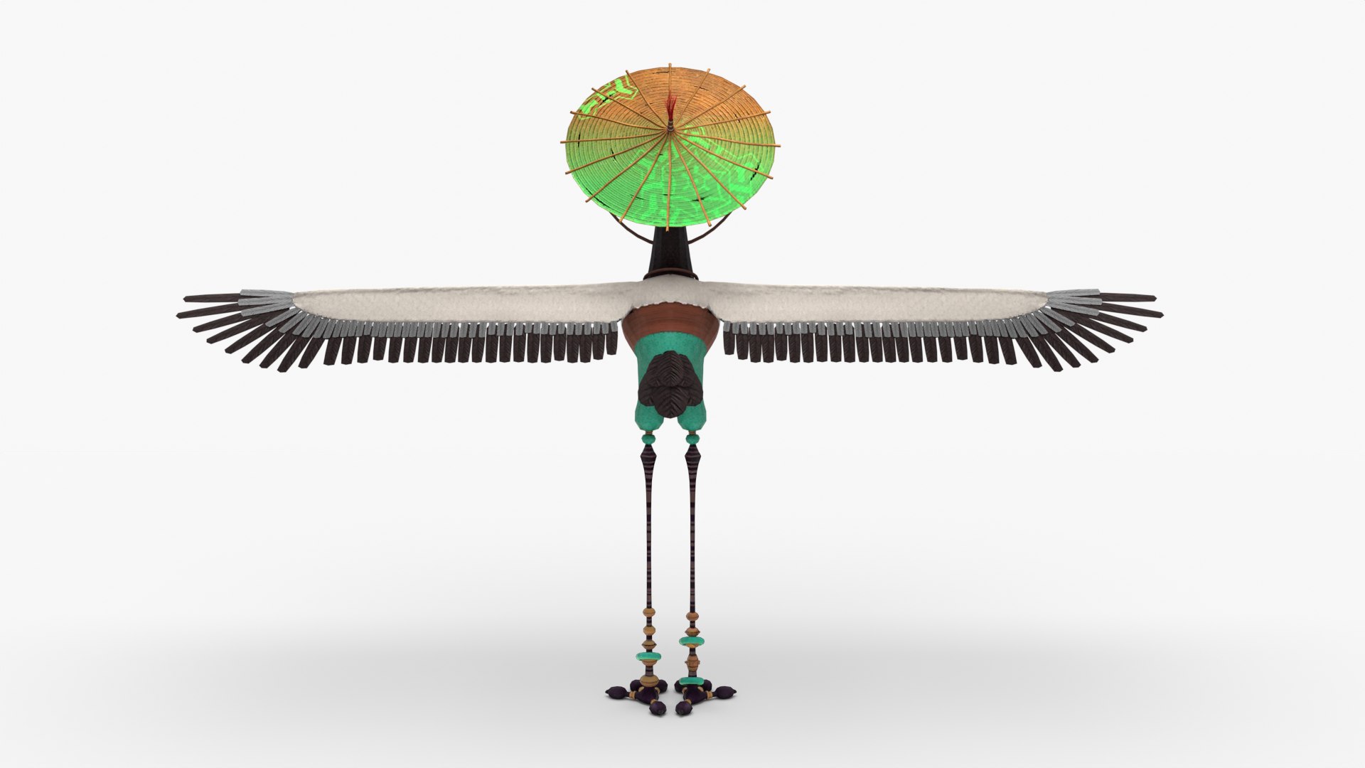 3D Crane From Kung Fu Panda - TurboSquid 2348313