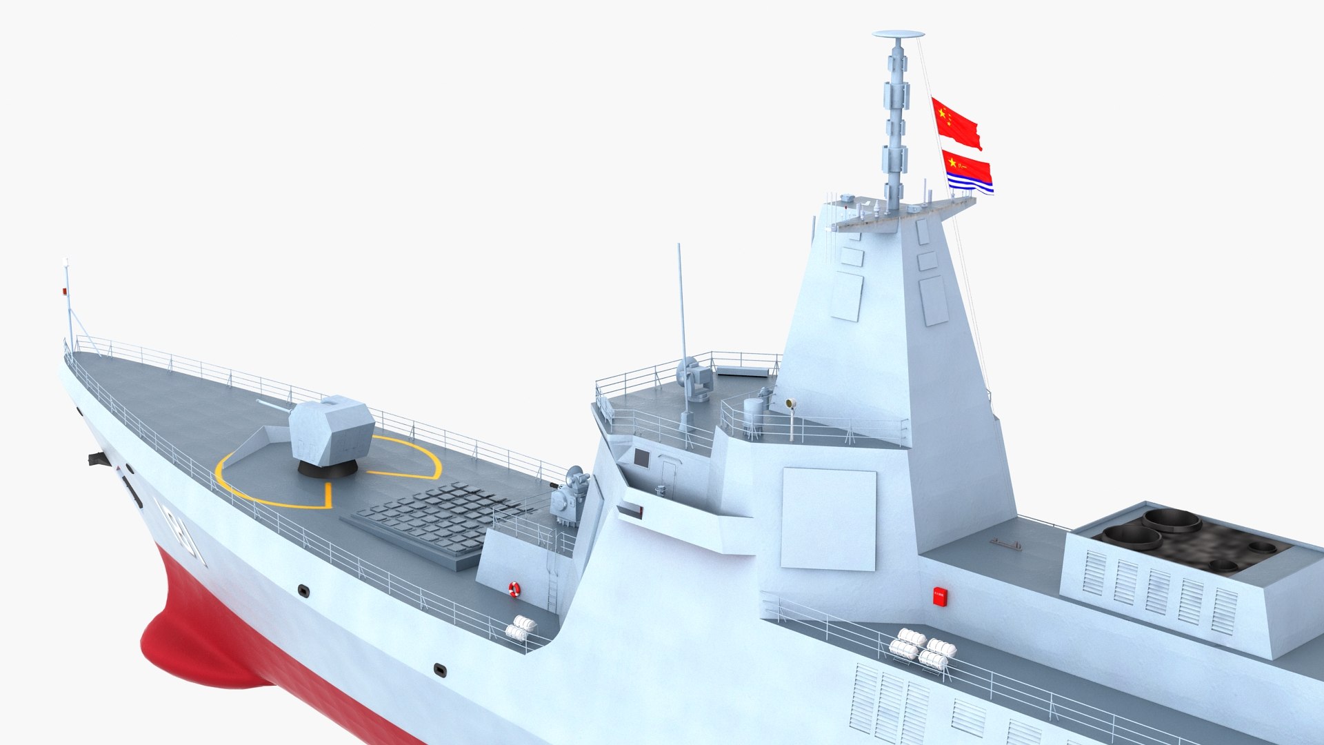 Destroyer Warship Ship 3D - TurboSquid 1639380
