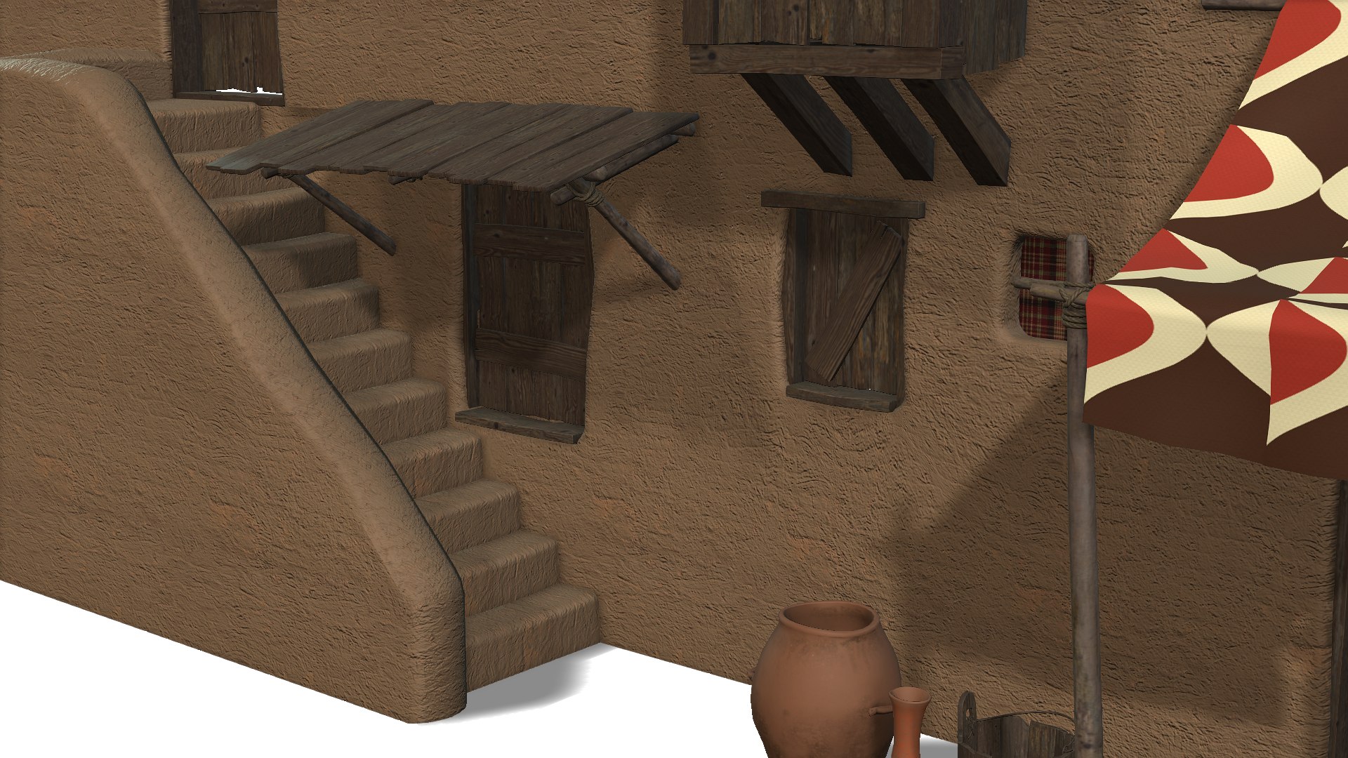 Desert 3D Wall Assets Model - TurboSquid 2047048