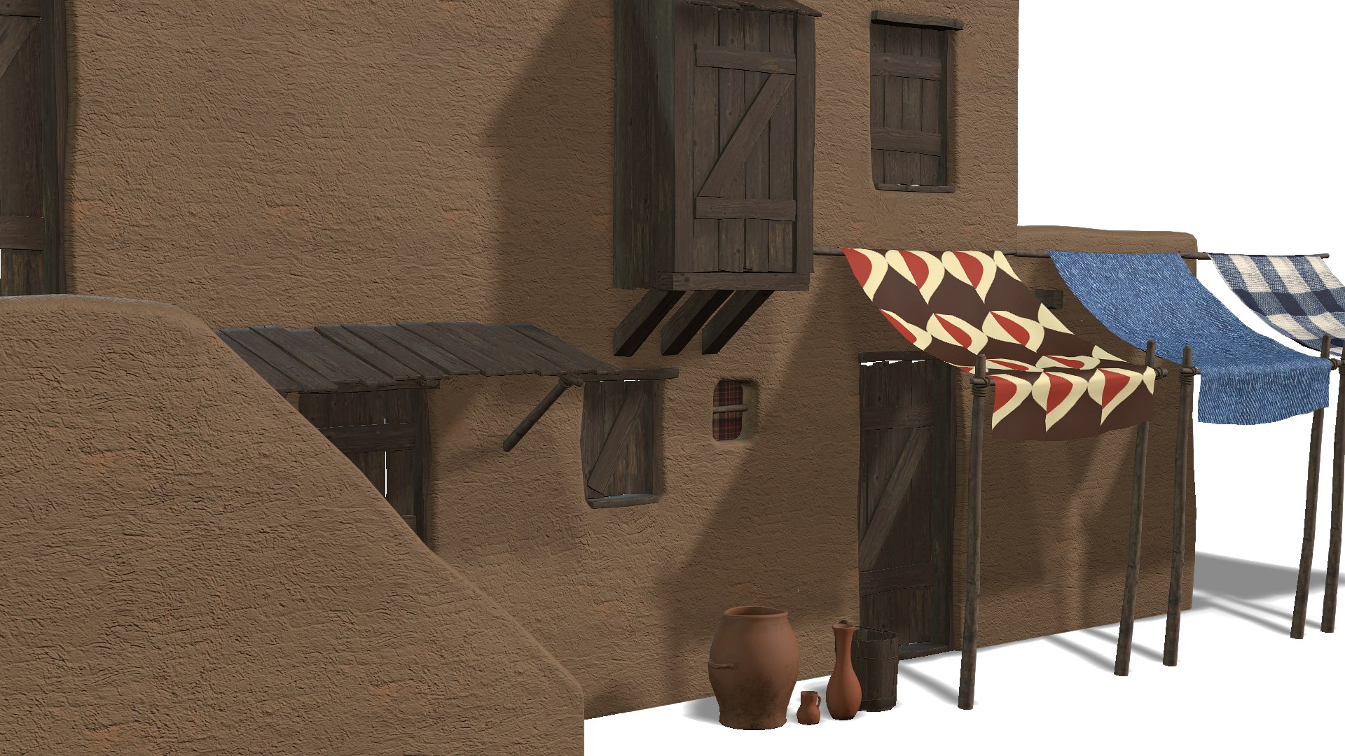 Desert 3D Wall Assets Model - TurboSquid 2047048