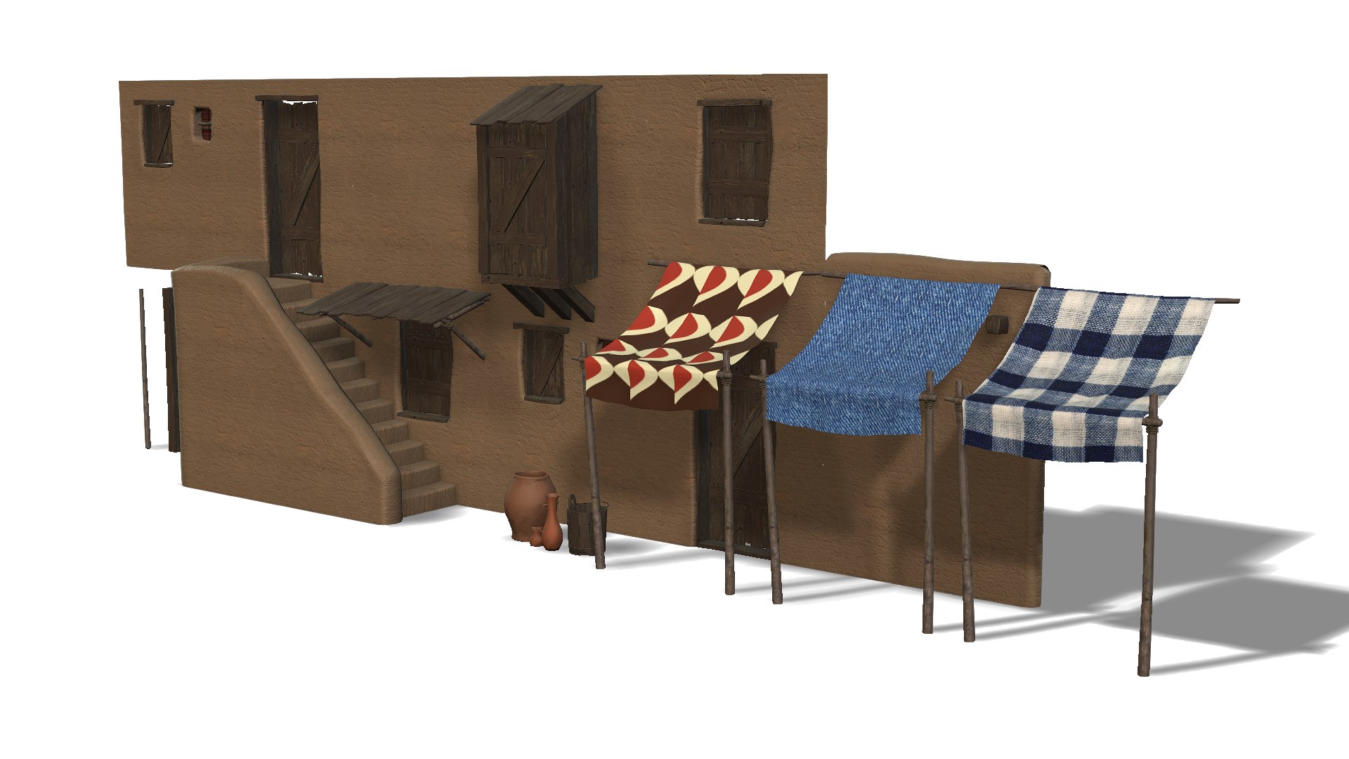 Desert 3D Wall Assets Model - TurboSquid 2047048