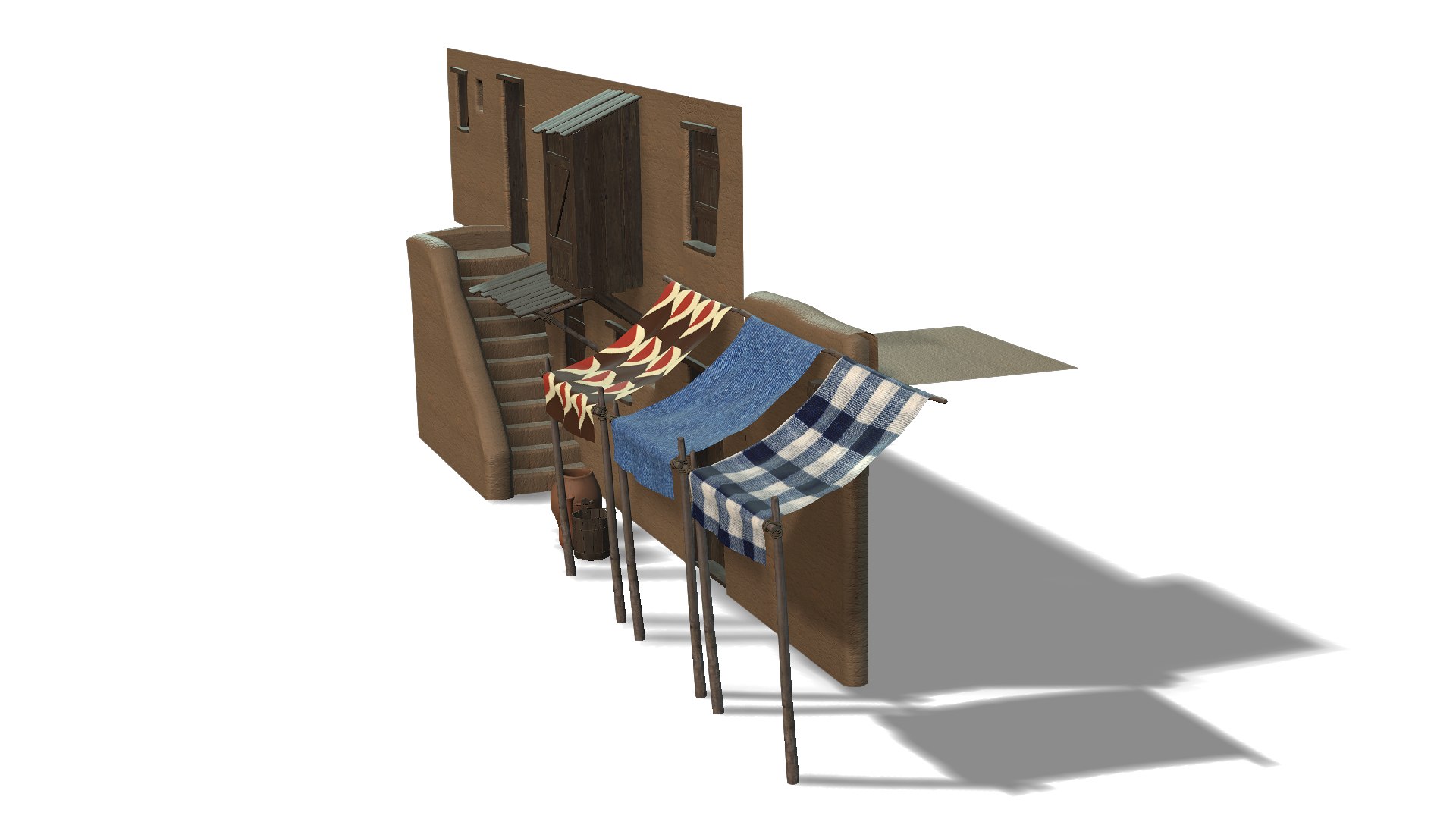 Desert 3D Wall Assets Model - TurboSquid 2047048