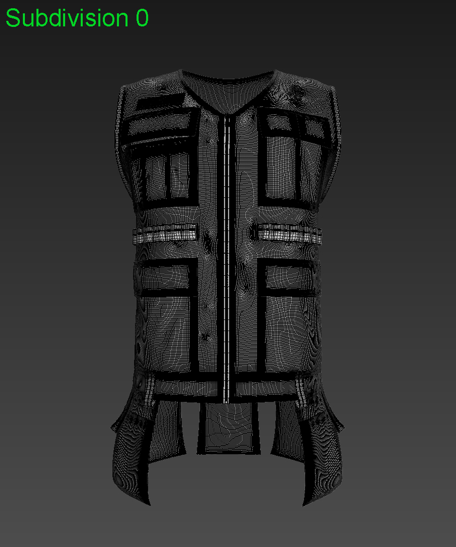 vest 3d model