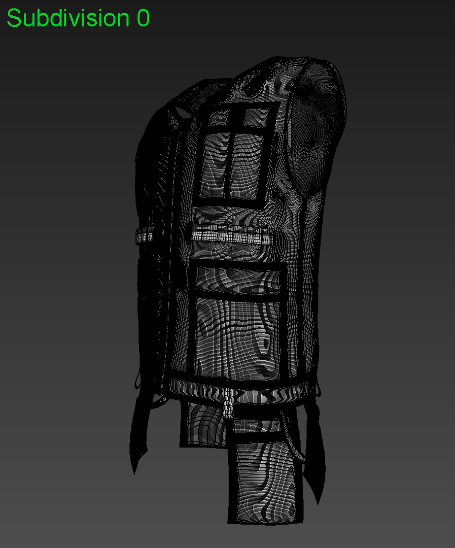 vest 3d model