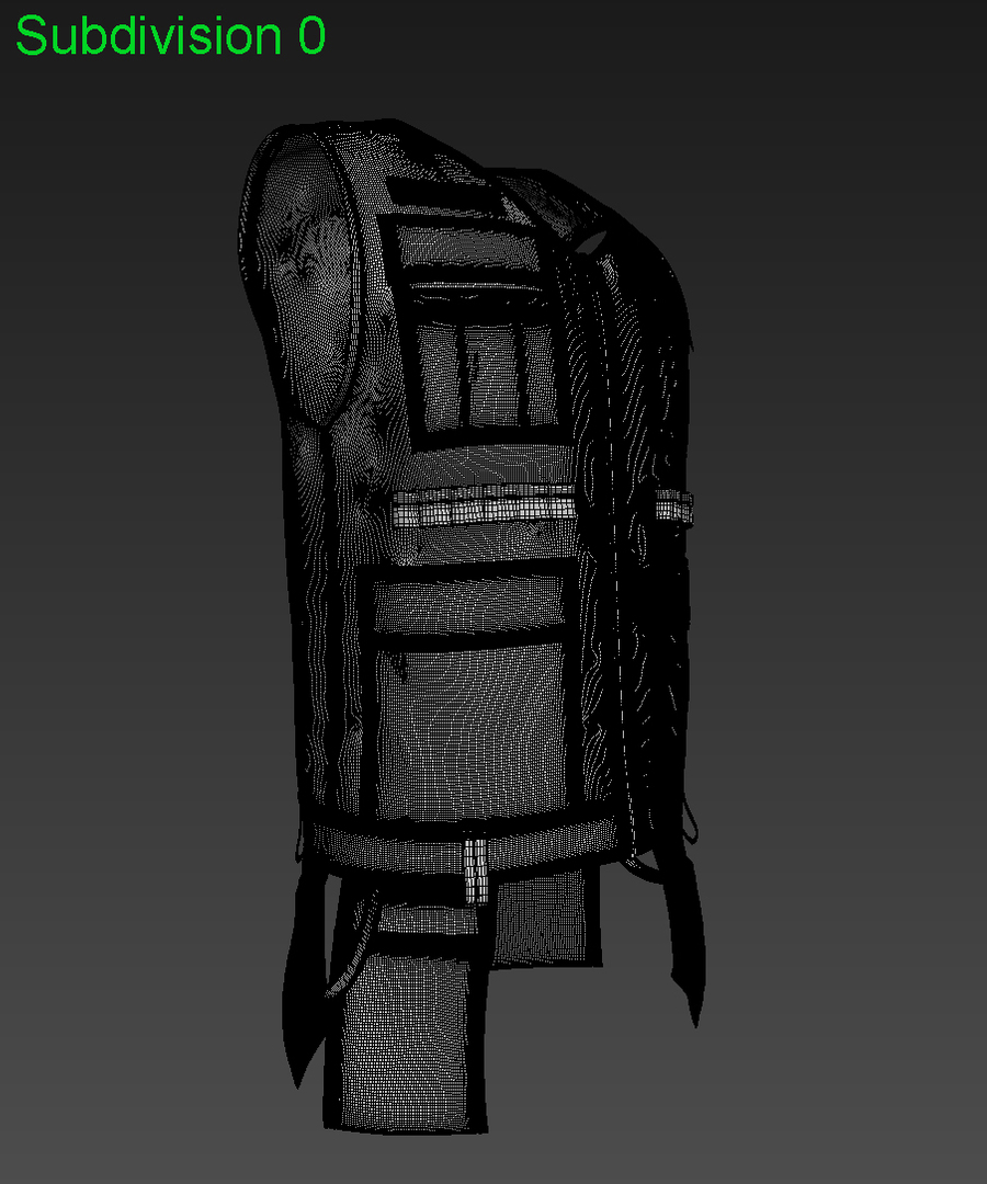vest 3d model