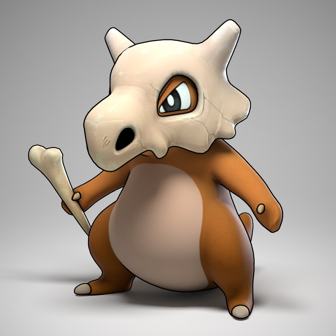 3d Model Cubone Pokemon