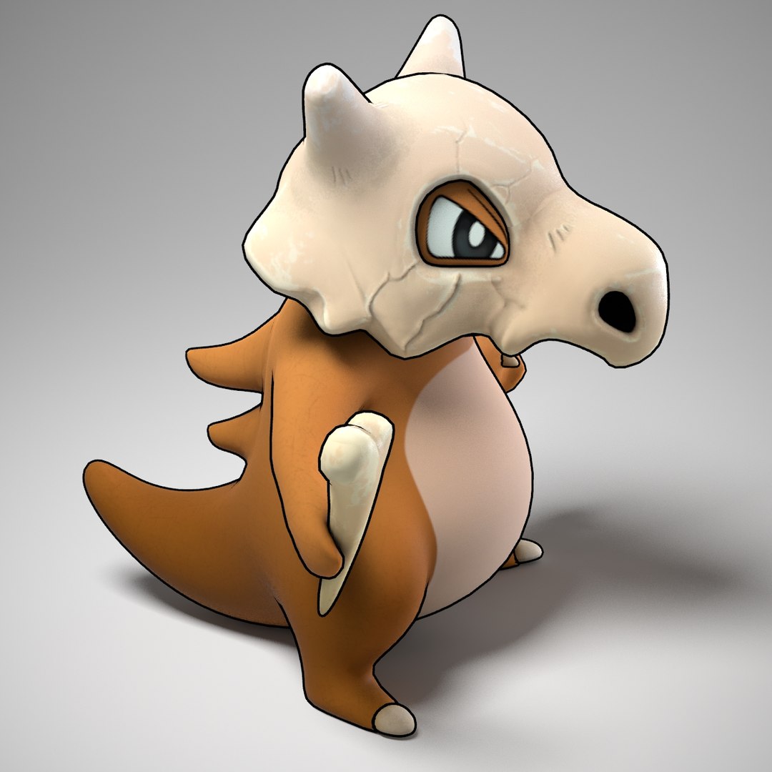 3d Model Cubone Pokemon