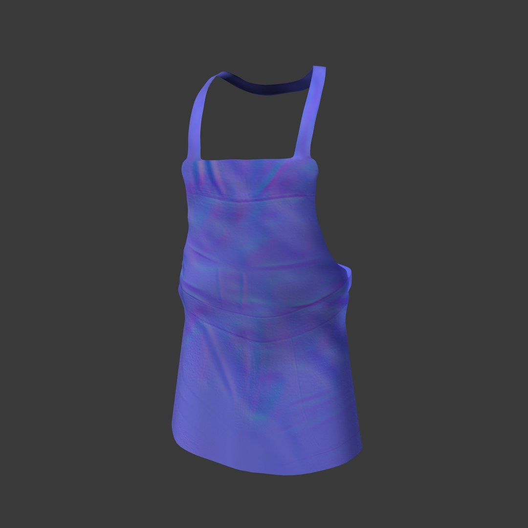 Apron Clothing Fashion 3D Model - TurboSquid 1315553