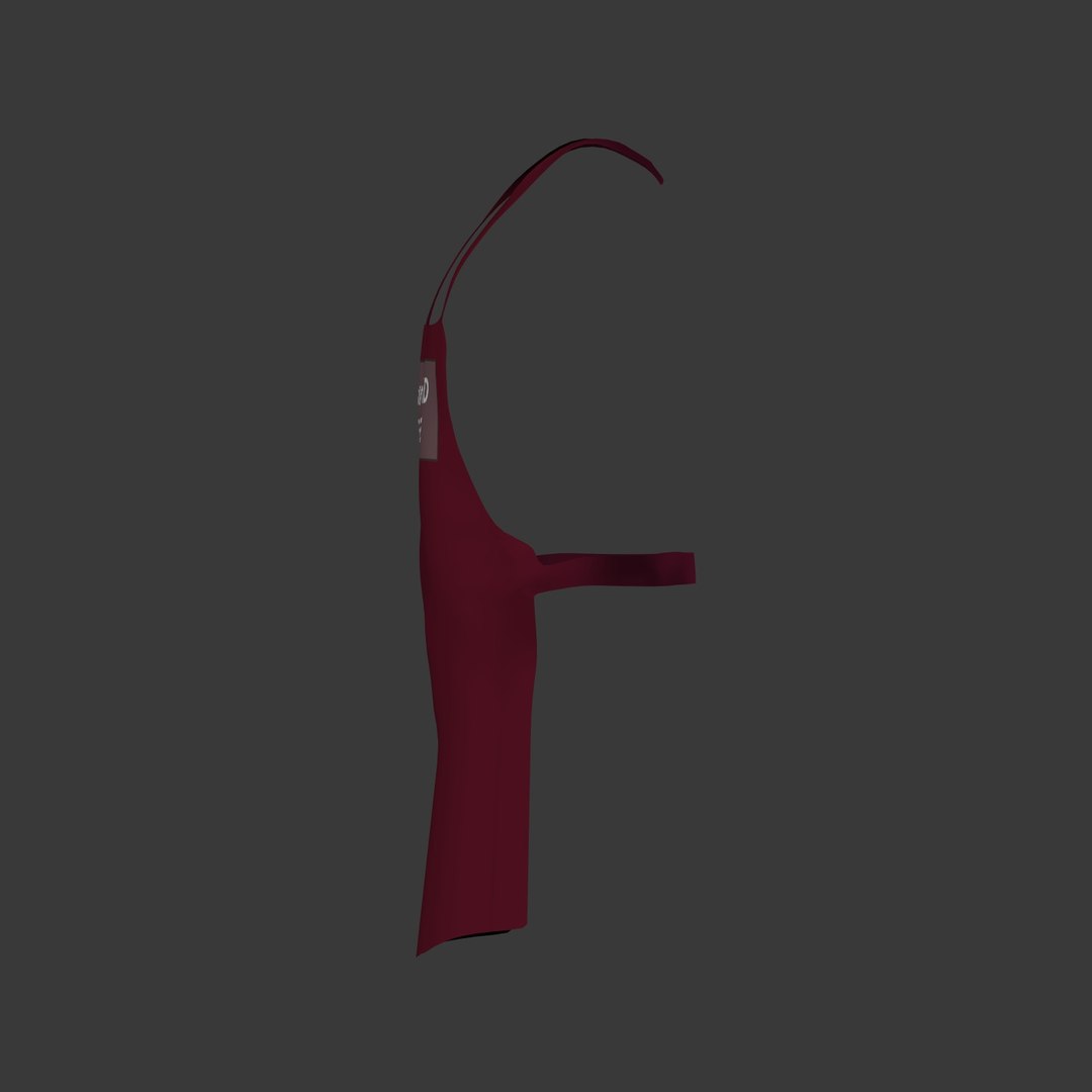 Apron Clothing Fashion 3D Model - TurboSquid 1315553