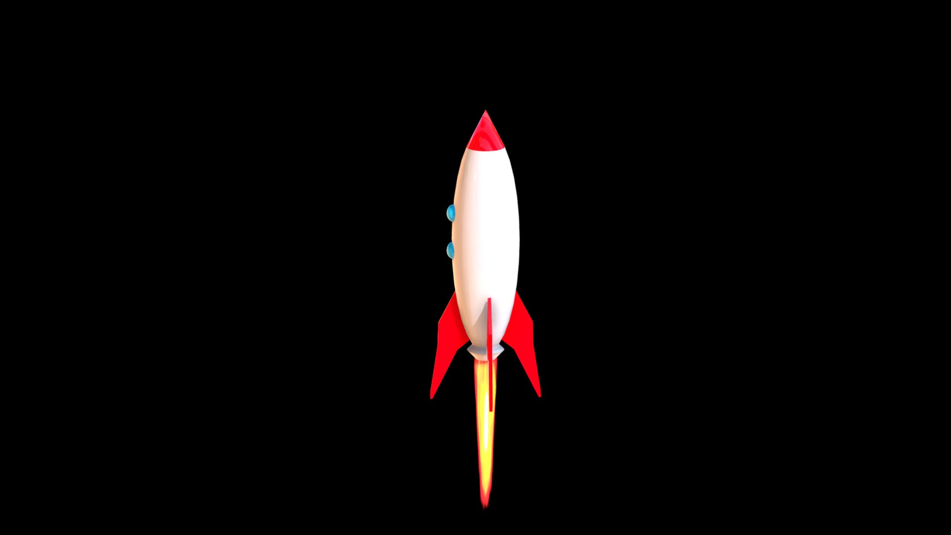 3D Stylized Space Rocket - TurboSquid 2227734