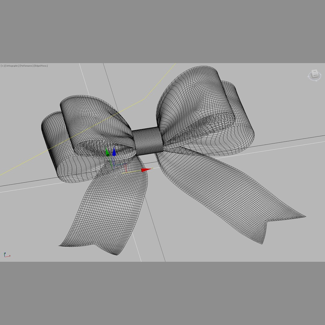 3D model Golden Gift Bow - TurboSquid 1829228
