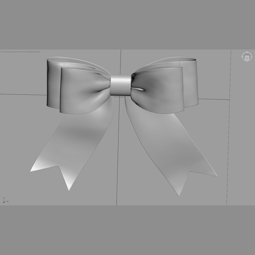 3D model Golden Gift Bow - TurboSquid 1829228