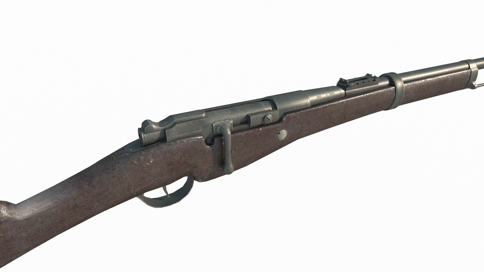 Fusil Colonial Mle Rifle Model - TurboSquid 2186155