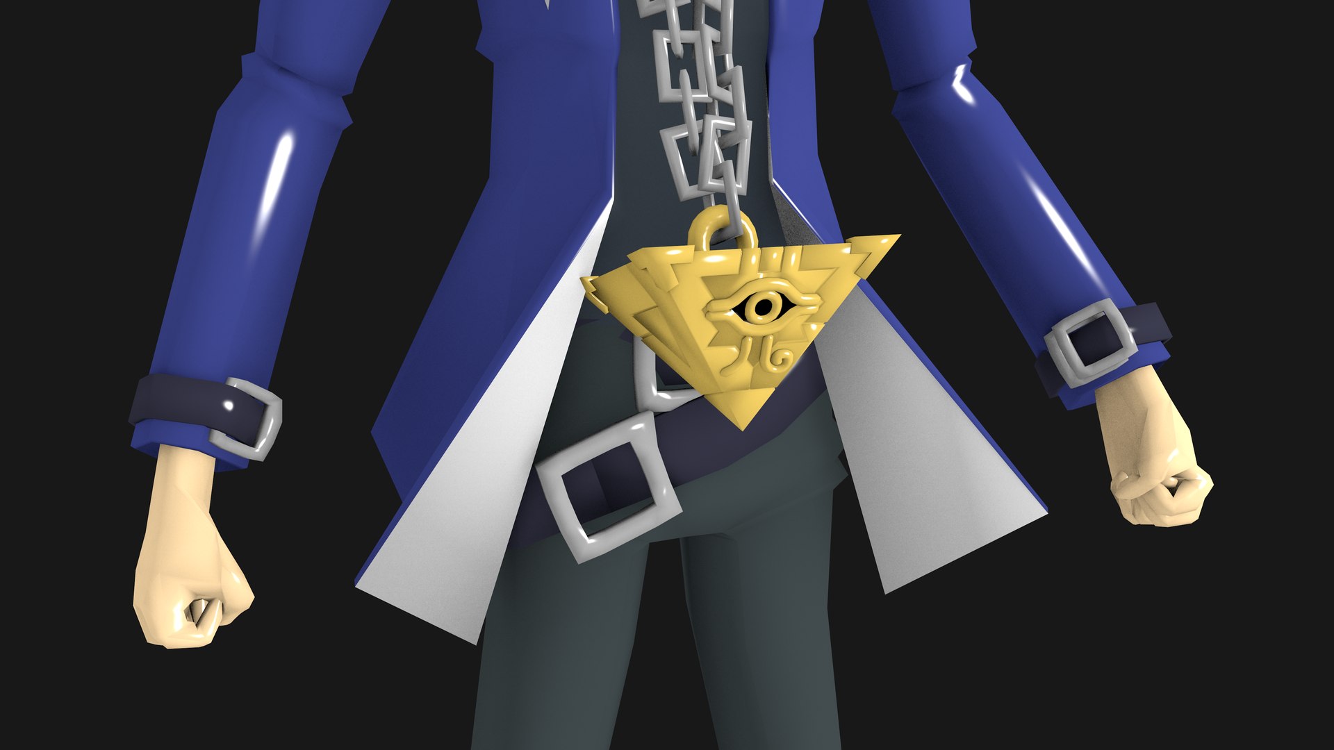 3D Yugi Muto Yugioh Anime Lowpoly Model - TurboSquid 1952691