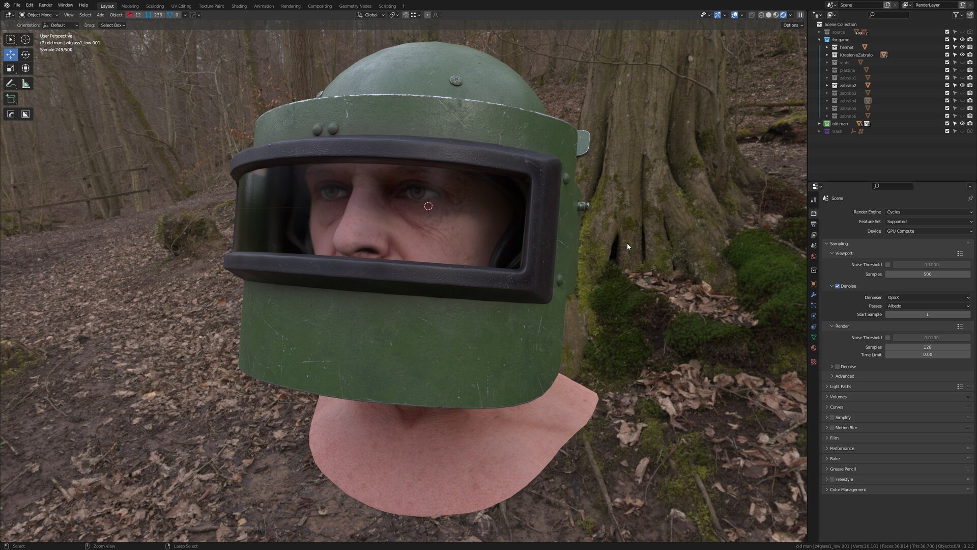 Modular Military Helmet ZSH-1-2M 3D Model - TurboSquid 1948168