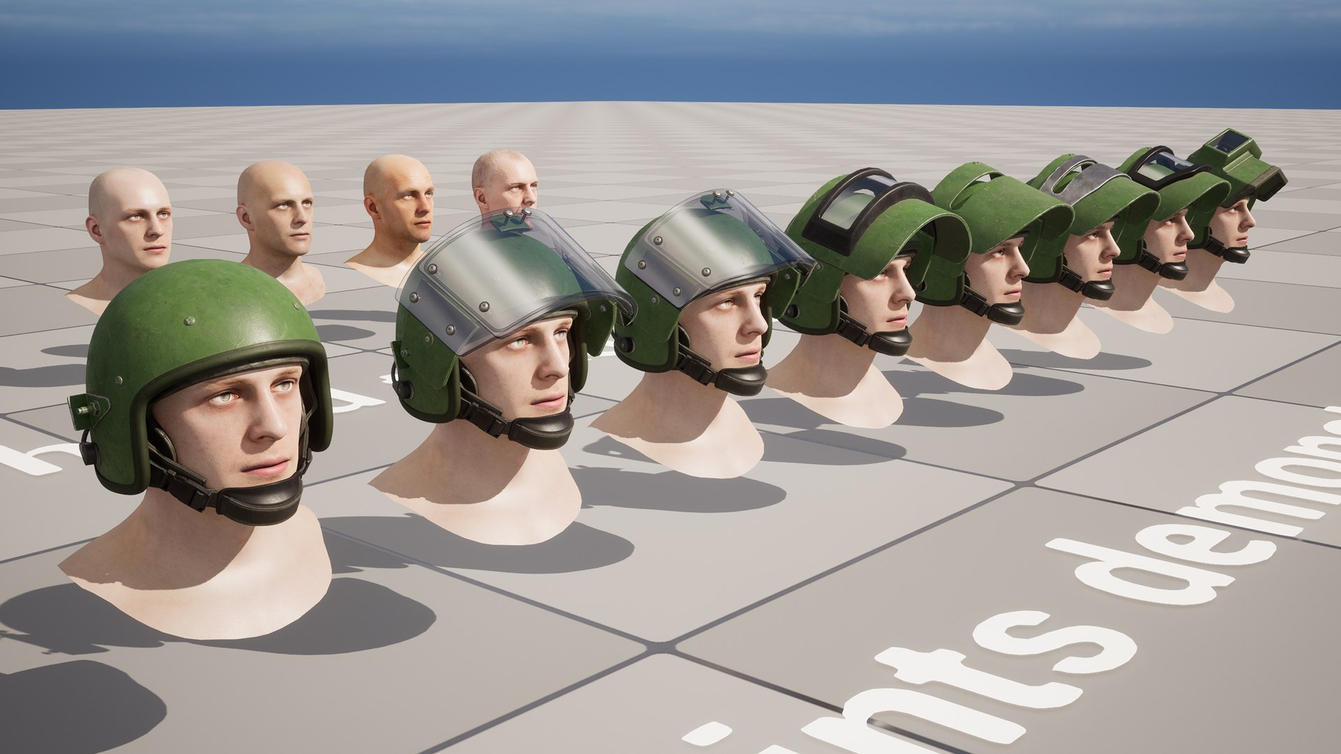 Modular Military Helmet ZSH-1-2M 3D Model - TurboSquid 1948168