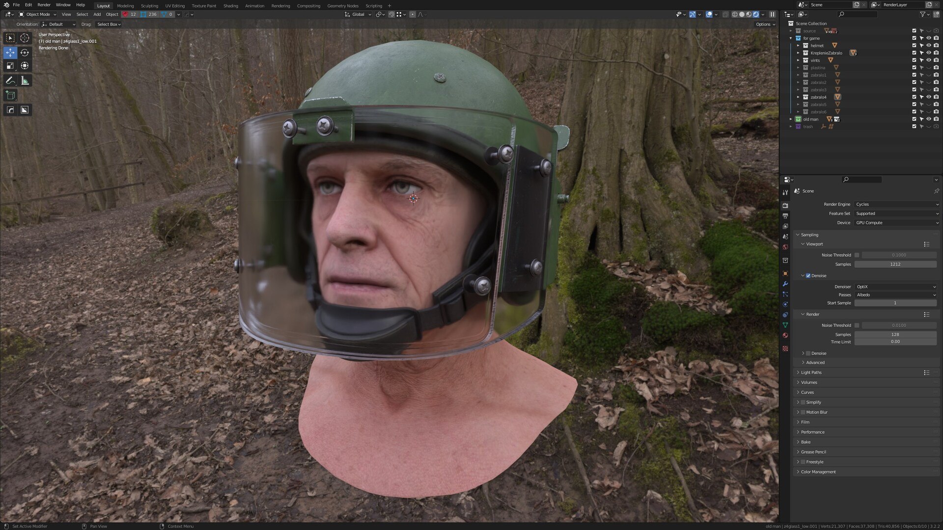 Modular Military Helmet ZSH-1-2M 3D Model - TurboSquid 1948168