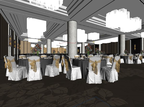 3D hall interiors model - TurboSquid 1653164